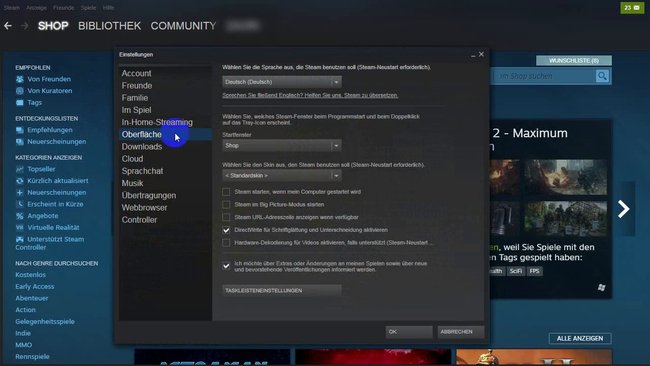 Steam: Autostart deaktivieren – so geht's