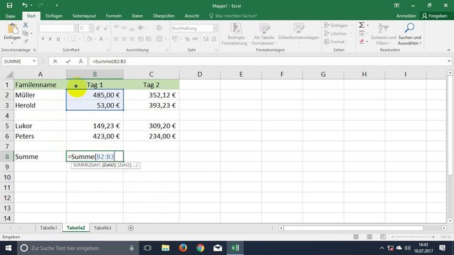 Wie nutzt man mit Excel einen Dreisatz? Giga erklärt