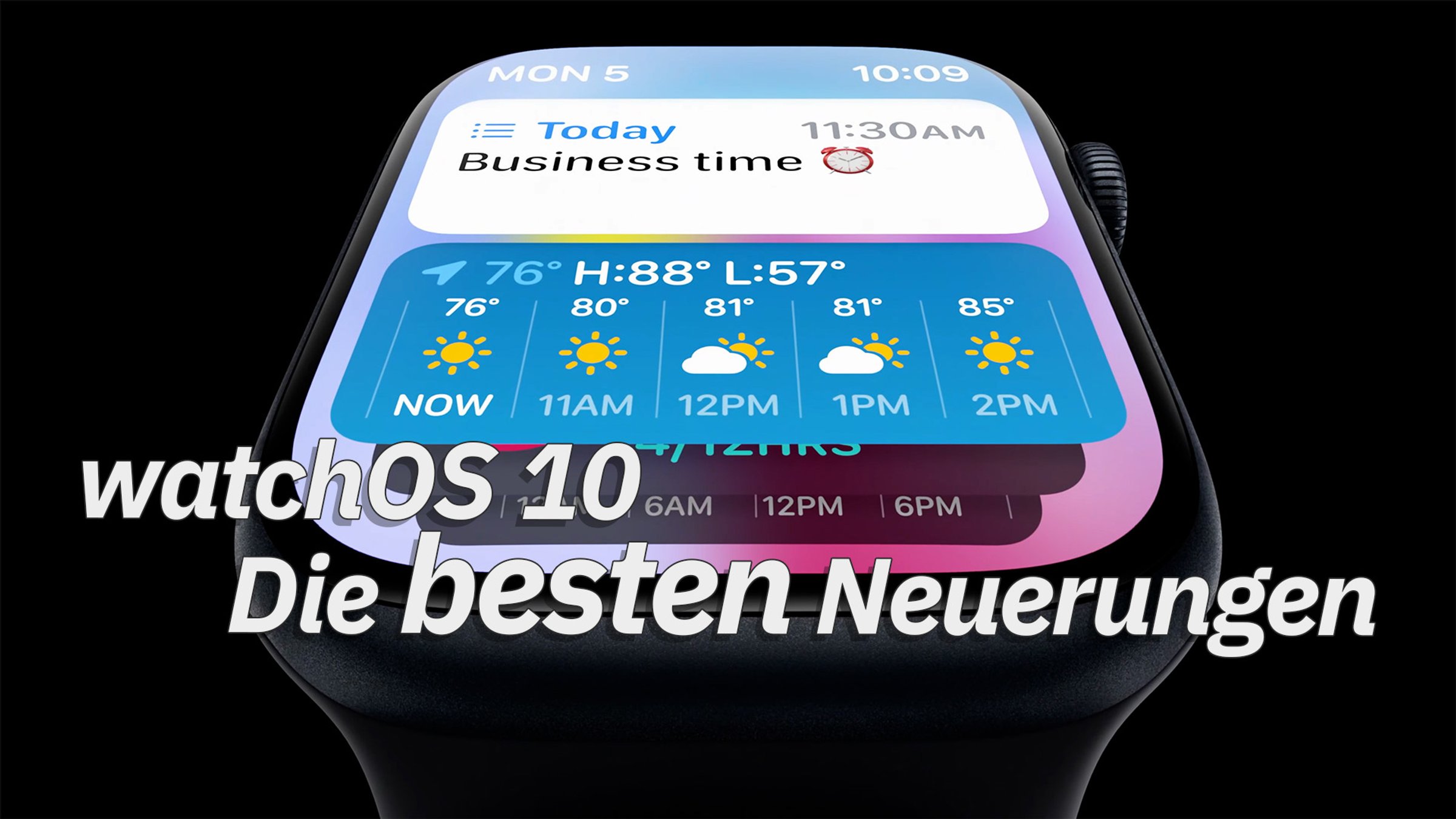 Apple Watch: Widgets einrichten & bedienen