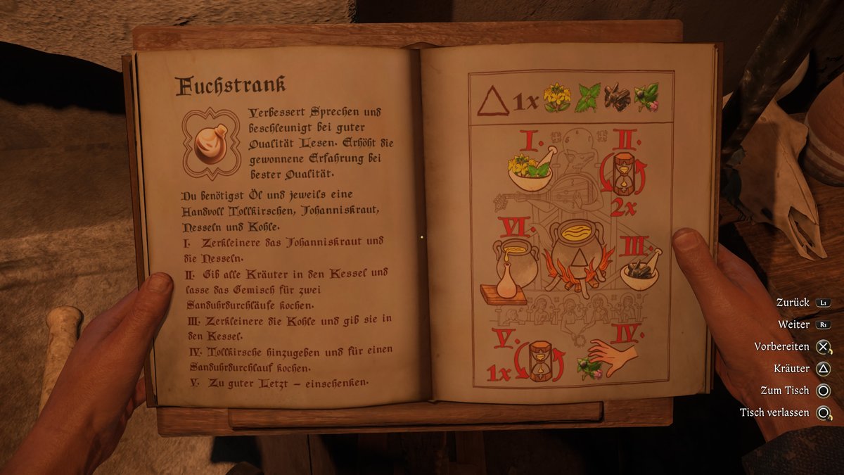KCD 2: Alle Rezepte für Alchemie (Tränke, Gifte und Munition)